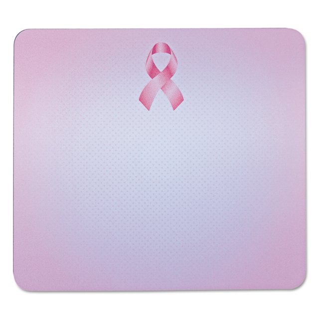3M Mouse Pad with Precise Mousing Surface, 9" x 8" x 1/4", Pink Ribbon ...