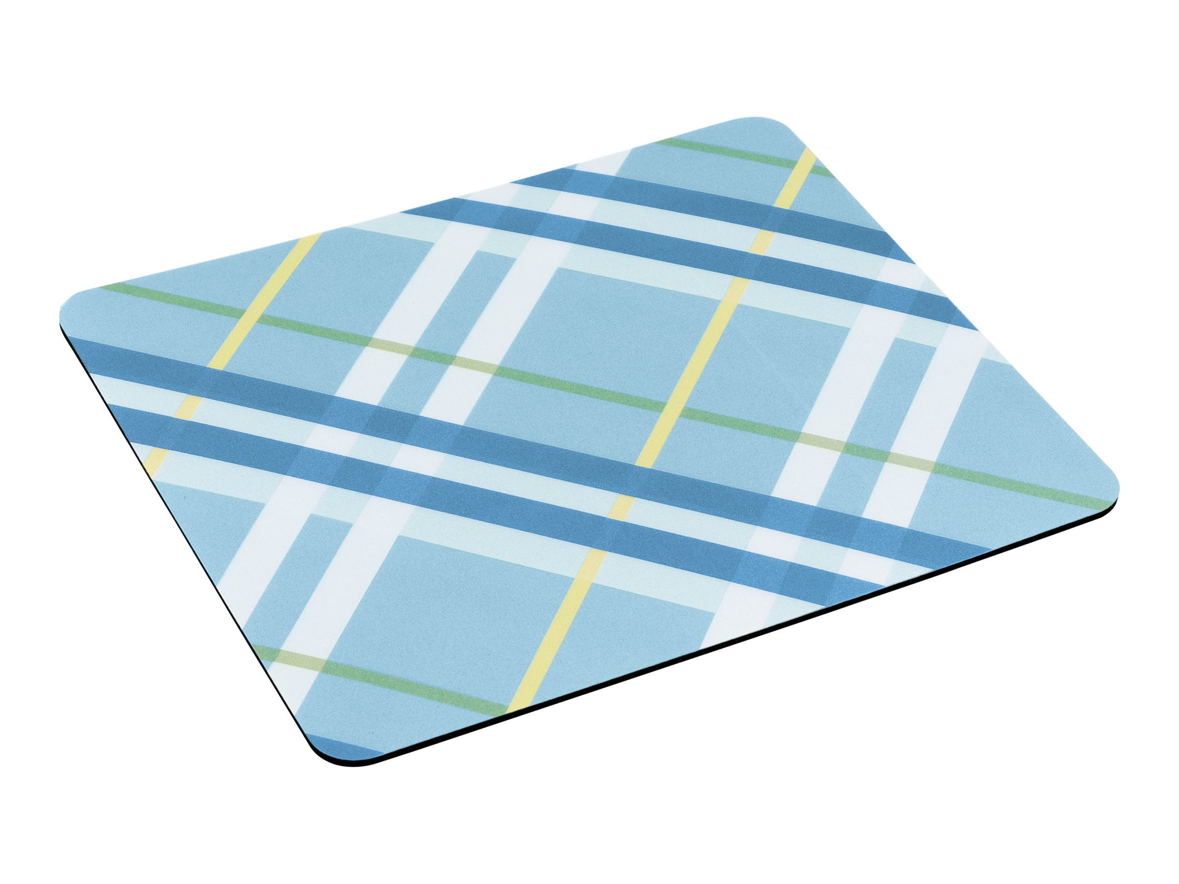 3M Mouse Pad with Precise Mousing Surface, 9" x 8" x 1/5", Plaid Design ...
