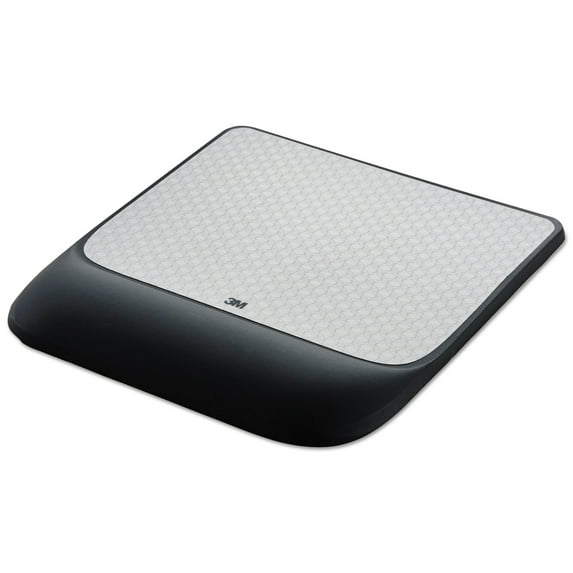 3M Mouse Pad with Precise Mousing Surface and Gel Wrist Rest, 8.5 x 9 ...