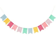 100' Multi Color Flag Pennant Banner Party Decor - Walmart.com