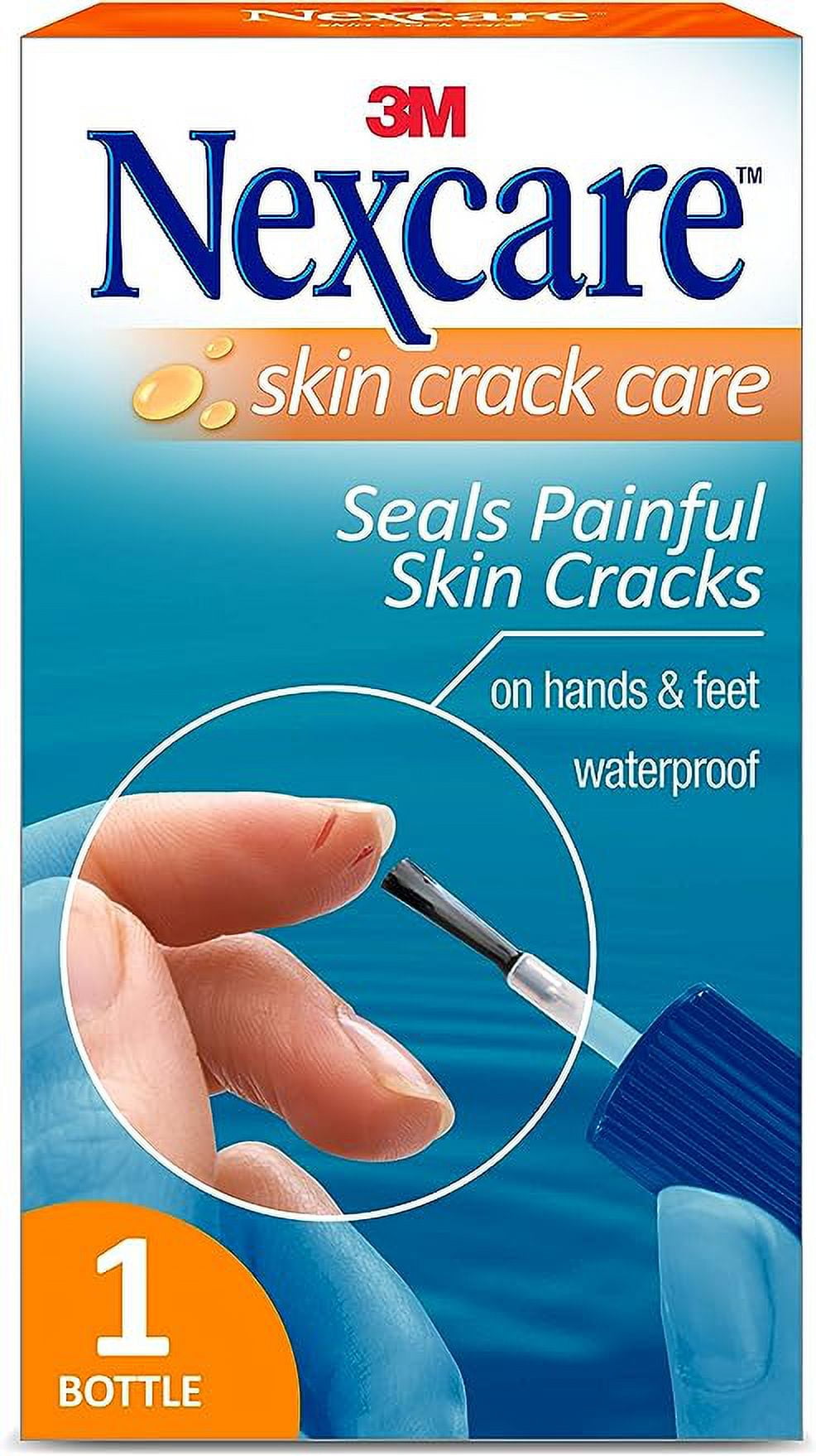 3M Nexcare First Aid Skin Crack Care Liquid - 0.24 Oz, 3 Pack - Walmart.com