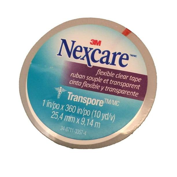 3M Nexcare Transpore First Aid Tape, 1" x 10 Yd. - Walmart Business ...