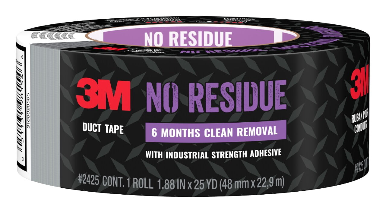 3M No Residue Duct Tape - Home Improvement: 1.88 inches x 25 yards ...