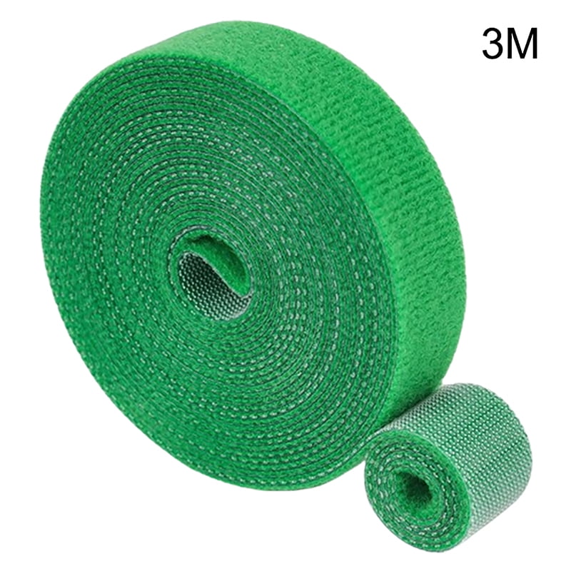 (3M) Nylon Plant Bandage Tie Reusable Plant Hook Loop Ties Green ...