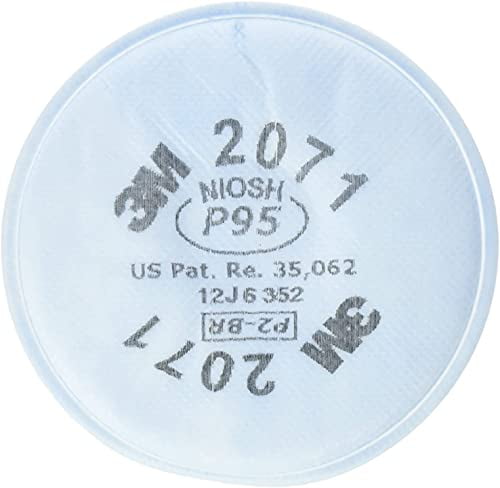 3M OH&ESD 2071 "2000-SERIES" Particulate Filter P95 (5 pairs) - 10 ...