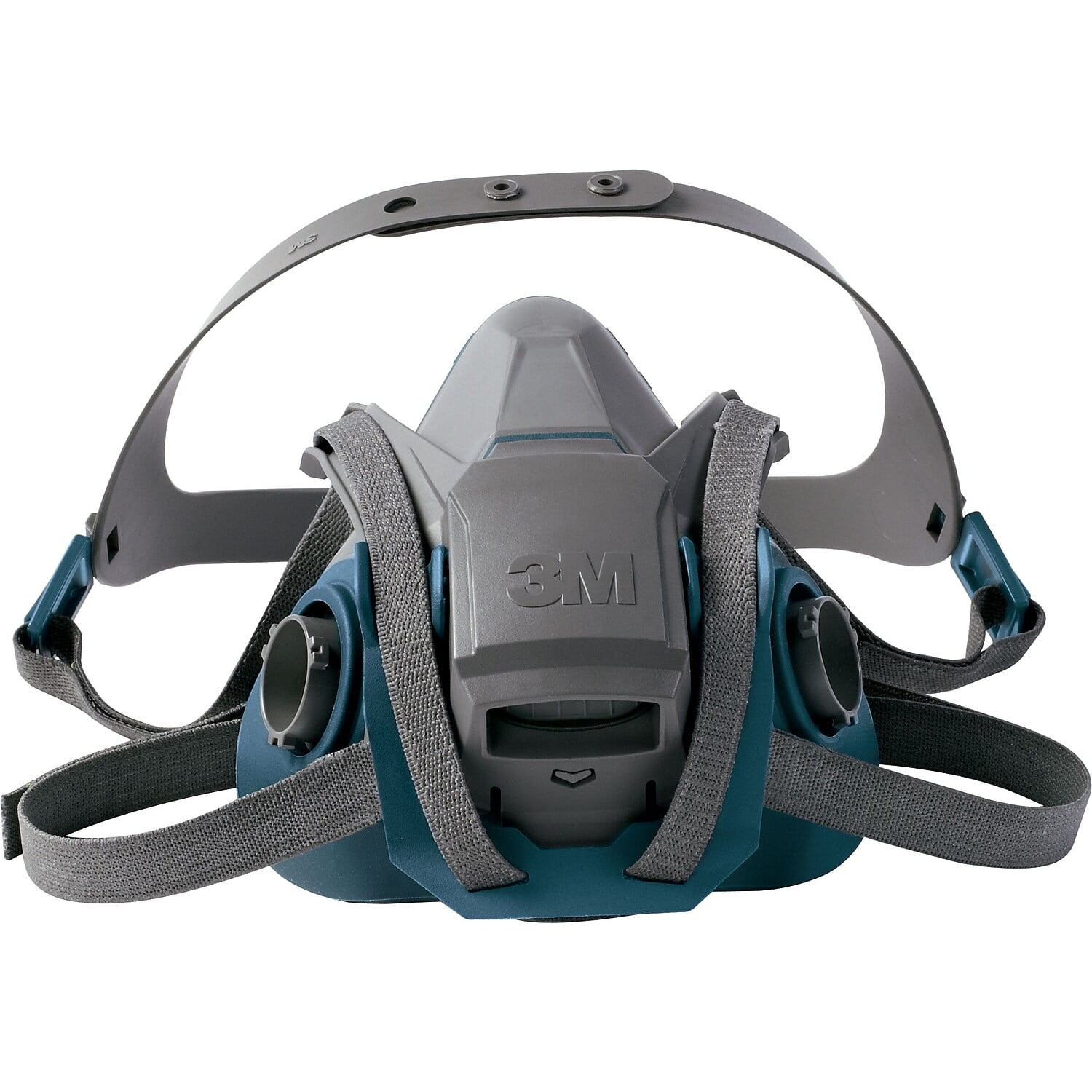 3M Reusable Respirator, Large, Gray/Teal, Quick Latch, Half Facepiece ...