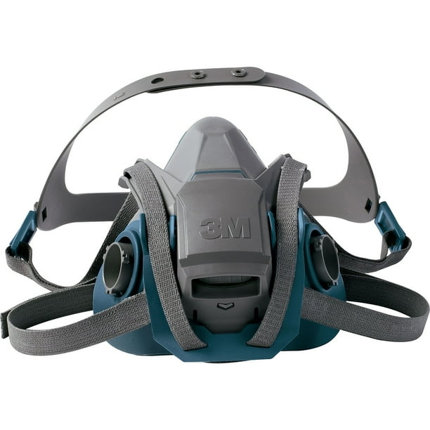 3M Occupational Health & Env Safety Reusable Respirator Large Gray/Teal ...