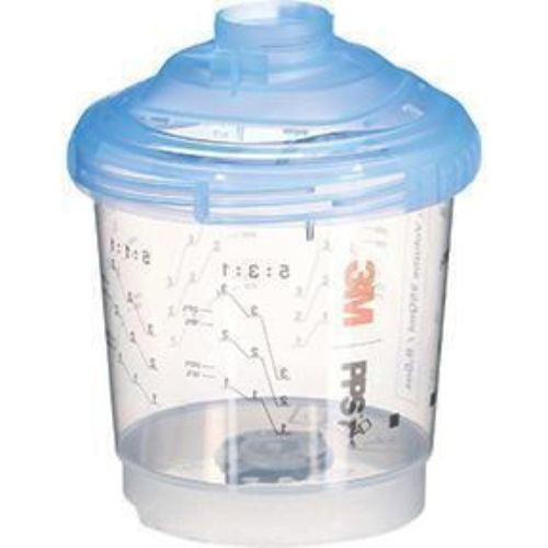 3M 26261 PPS Series 2.0 Vented Spray Cups Kit, Mini (8.5 fl oz, 250 ml ...