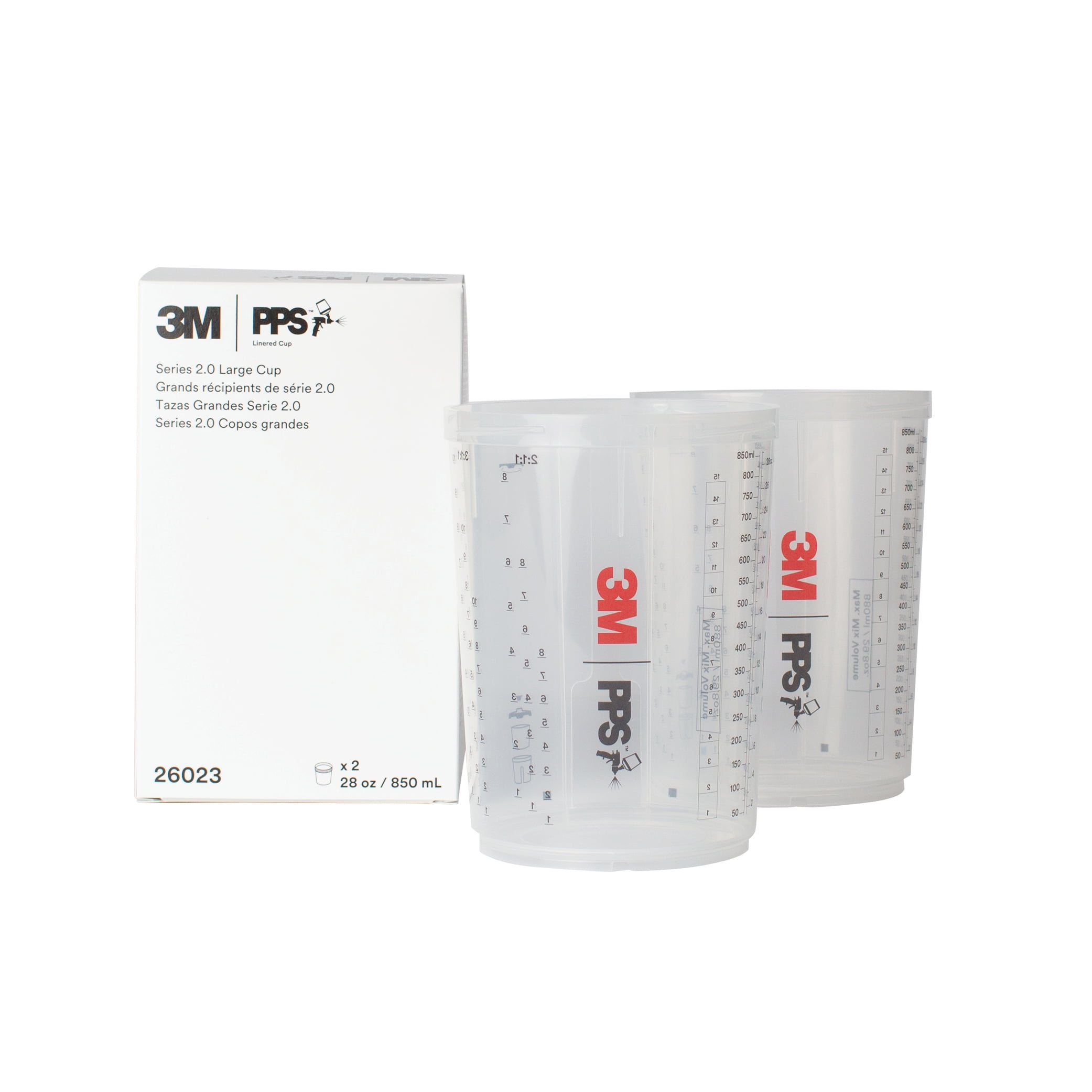 3M PPS Series 2.0 Cup, 26023, Large (28 fl oz, 850 mL), 2 cups per ...