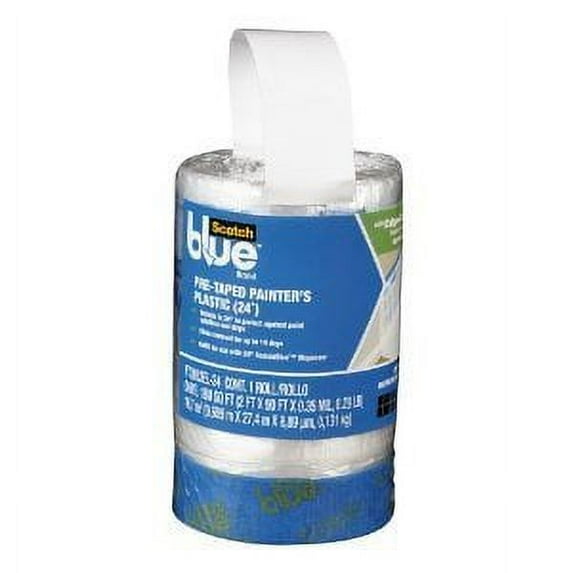 3M PT2093EL-24 Pre-Taped Painter's Plastic - Walmart.com