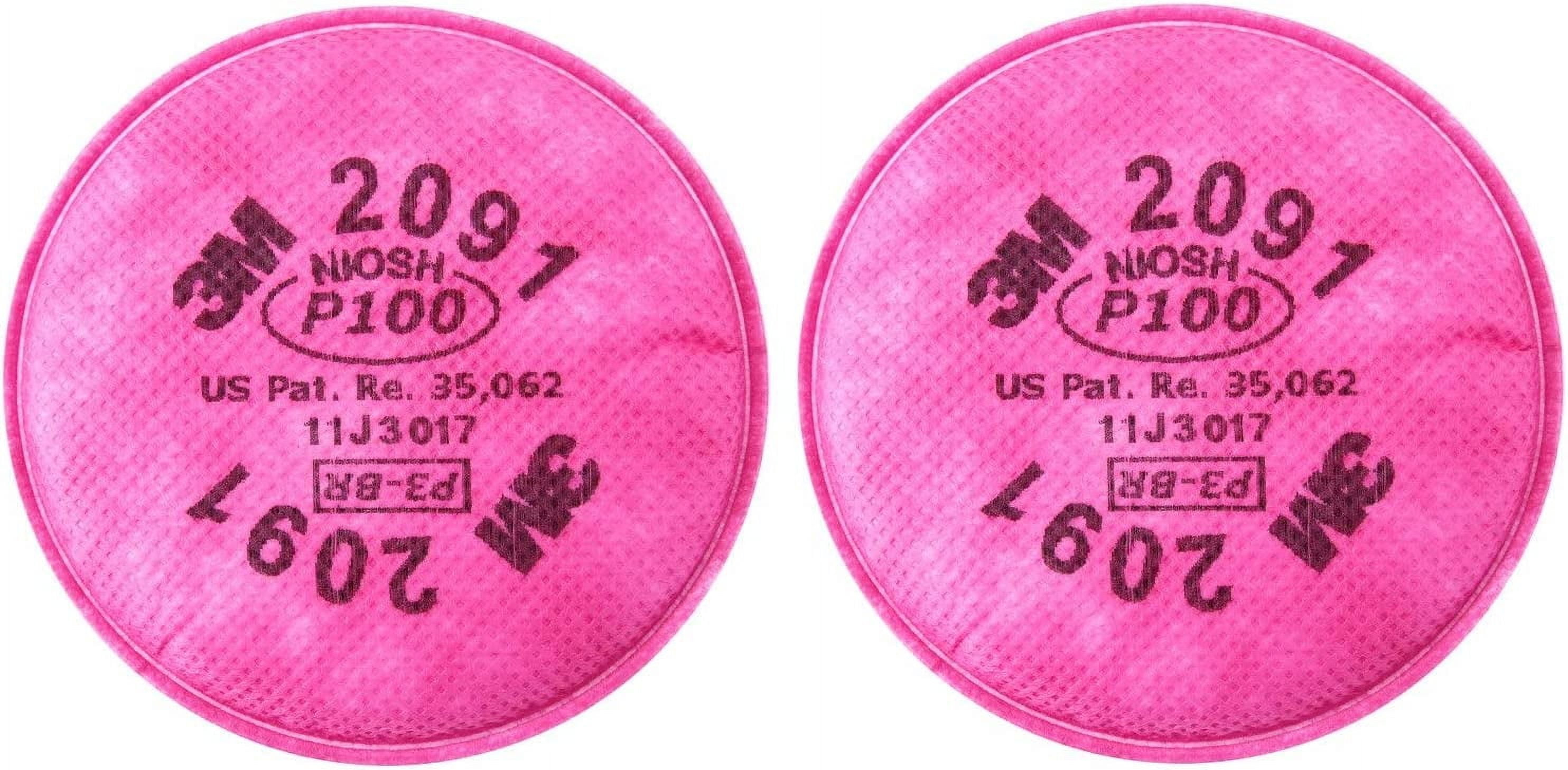 3M Particulate Filter 2091, P100, Pink - Walmart.com