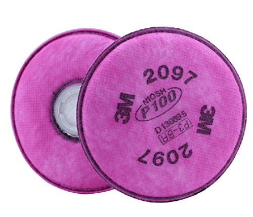 3M Particulate Filter 2097/07184(AAD), P100 Respiratory Protection with ...