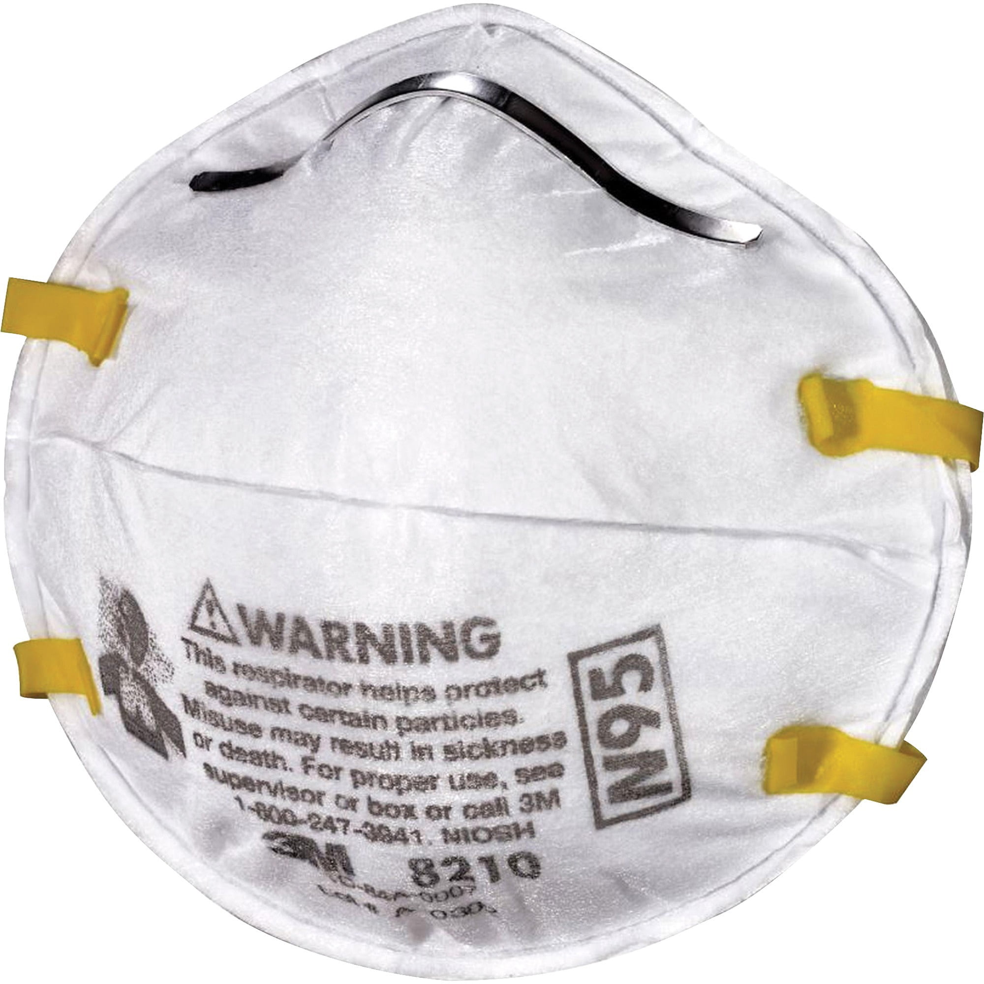 3M Particulate Respirator 8210, N95, Box of 20 - Walmart Business Supplies