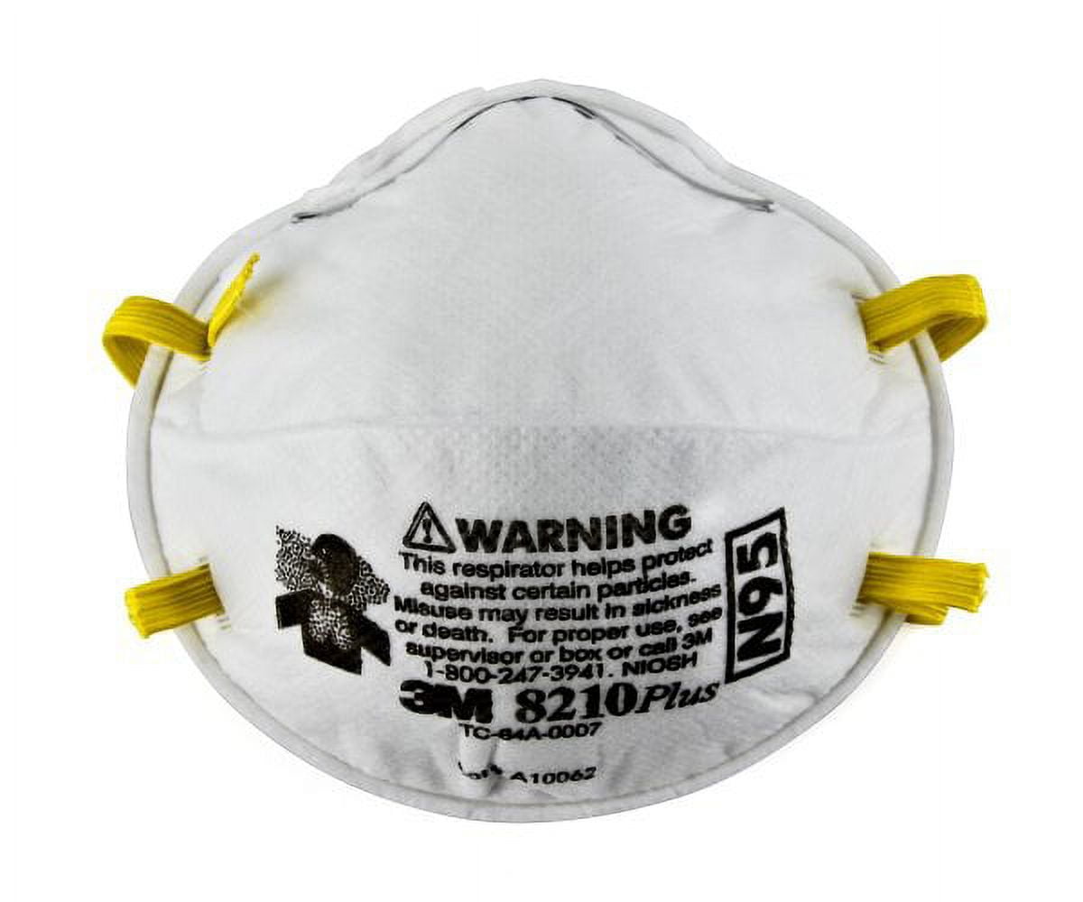 3M™ Particulate Respirator 8210Plus, N95 (Box of 20) - Walmart.com
