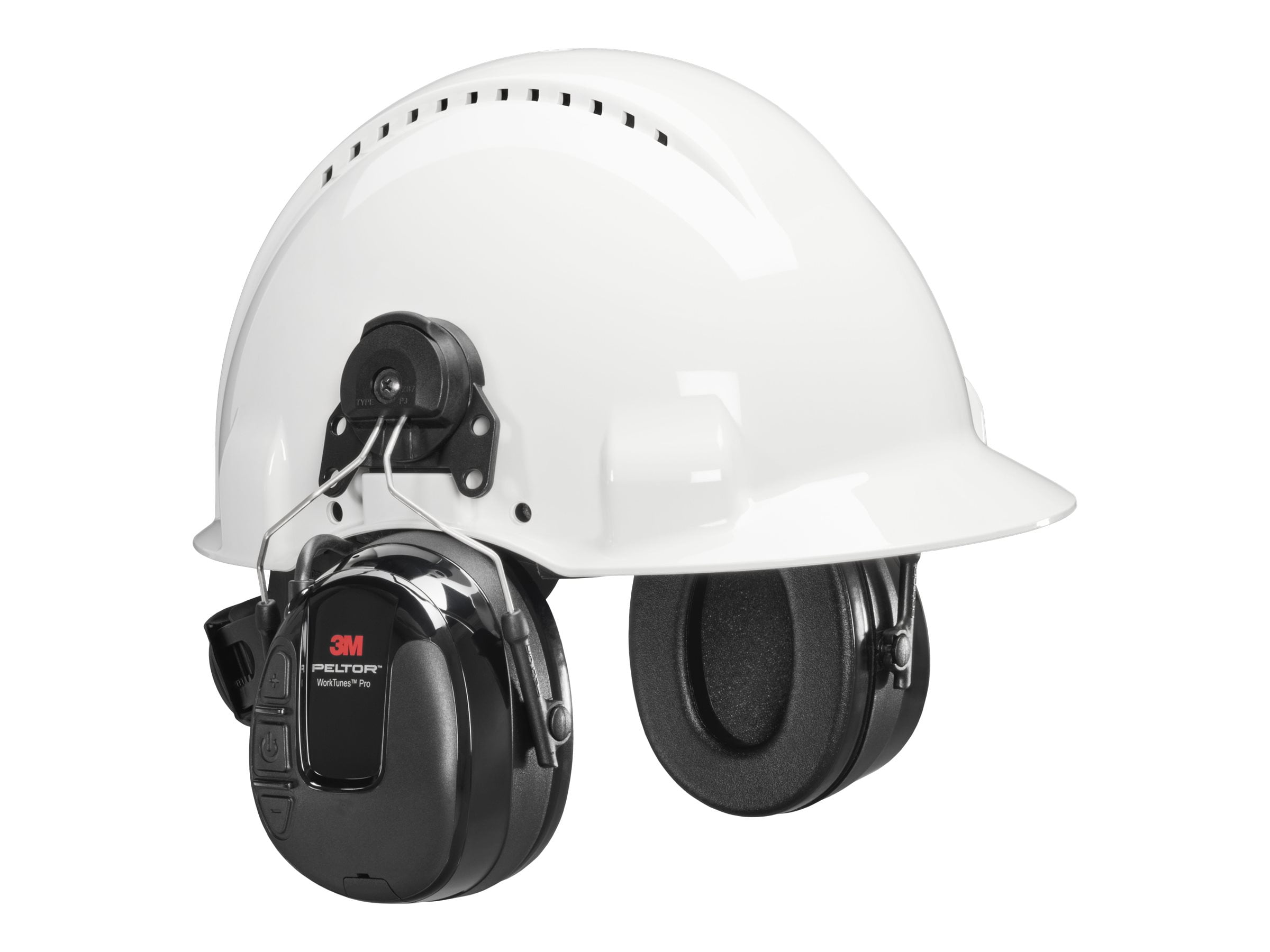 3M Peltor WorkTunes Pro HRXS221P3E-NA - Headphones with radio - helmet ...