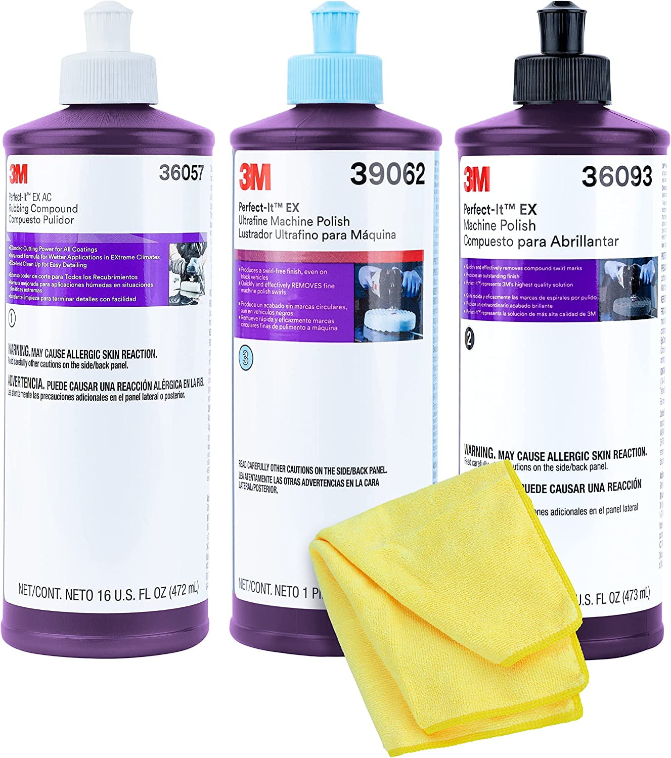 3M Perfect It Buffing and Polishing Kit | 36057 39062 36093 3M Pint ...