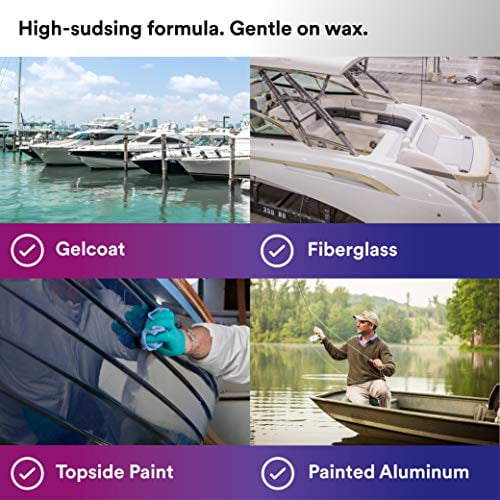 3M Perfect-It Boat Wash (09034) – For Boats and RVs – 1 Pint, 16-Ounce ...