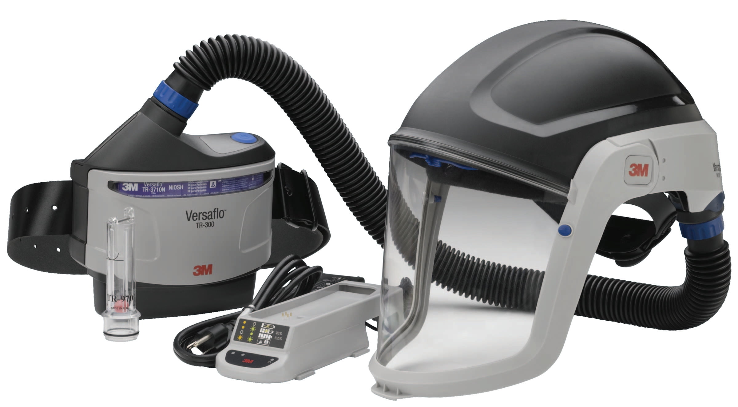 3M Personal Safety Division Versaflo Heavy Industry PAPR Kit TR-300-HIK ...