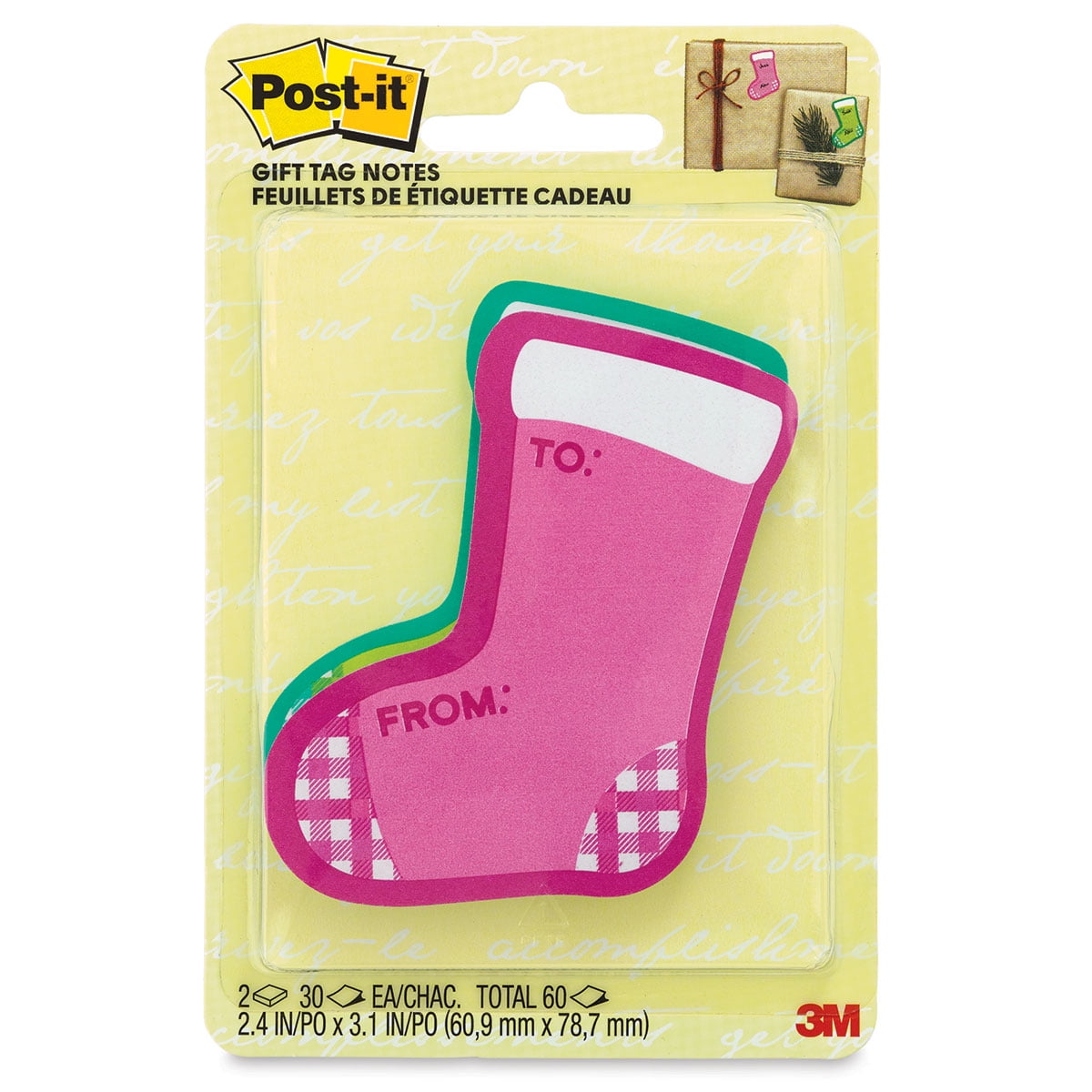 Post-it Holiday Gift Tag Notes - Pkg of 2 - Walmart.com