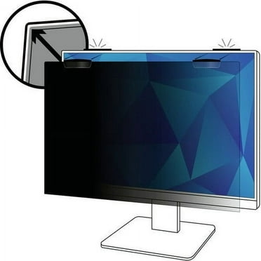 3M 23.8" Widescreen PC Monitor Anti-Glare Screen Protector, Clear ...