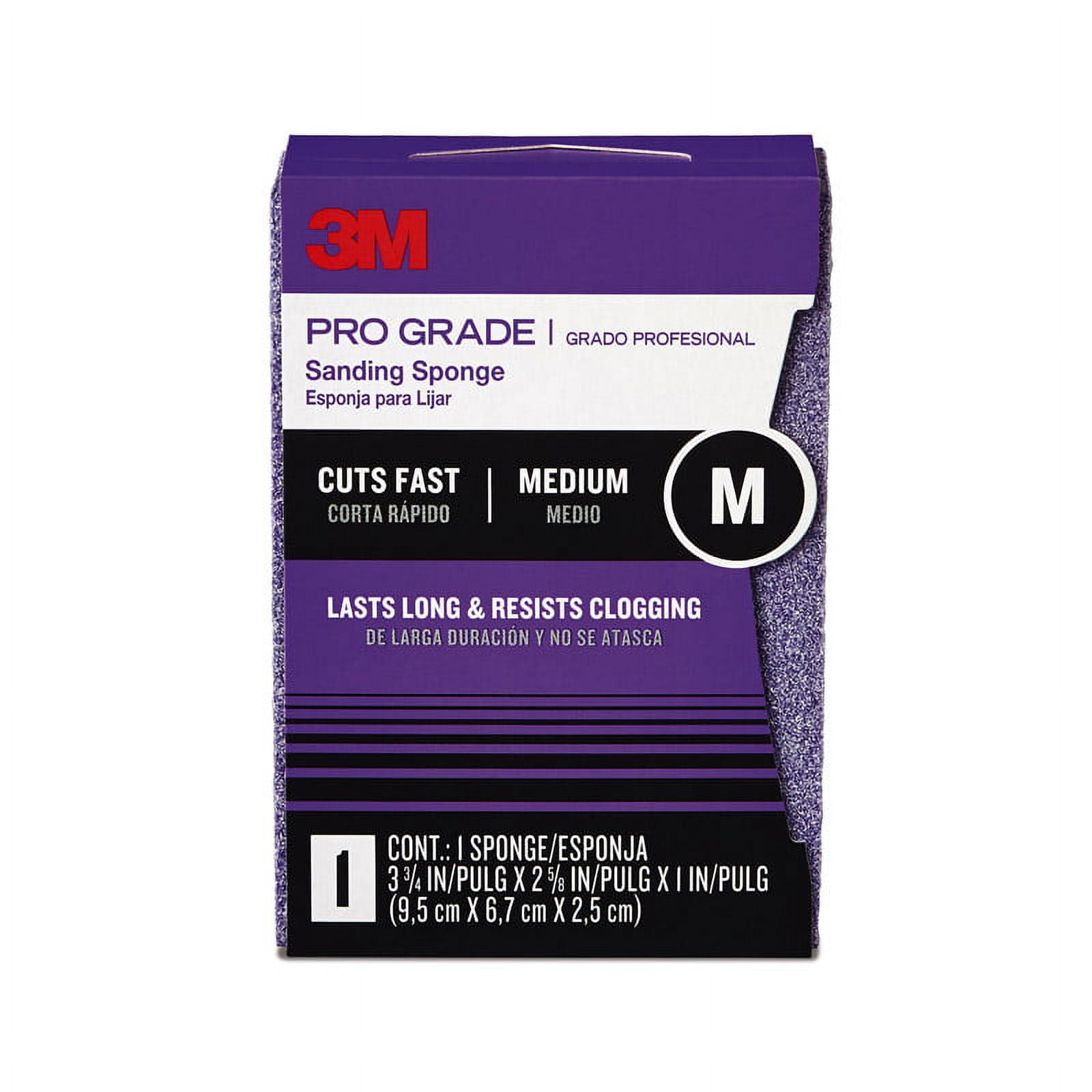 3M Pro Grade Precision Faster Sanding Block Sponge, 24000TRIP-M-B ...