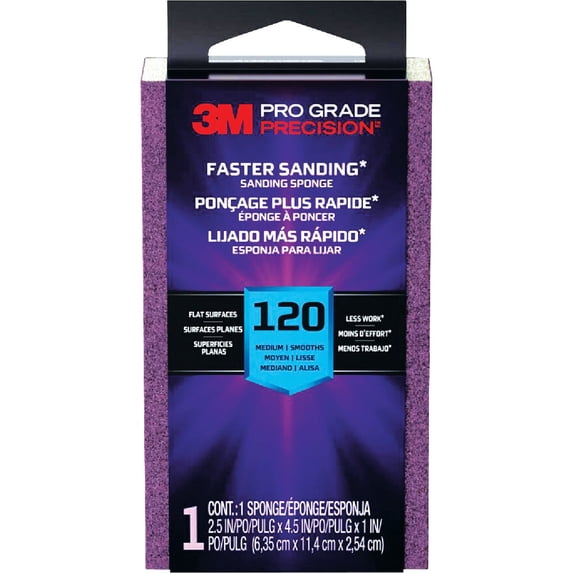 3M Pro Grade Precision Sanding Sponge - Pack of 6 - Walmart.com