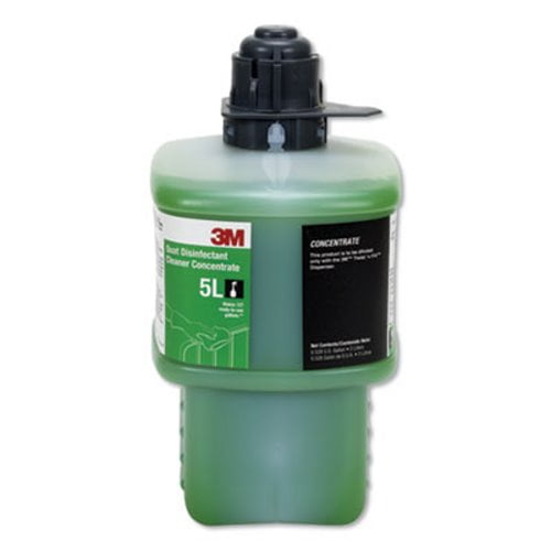 3M Quat Disinfectant Cleaner Concentrate, Fresh Scent, 0.53 gal Bottle ...