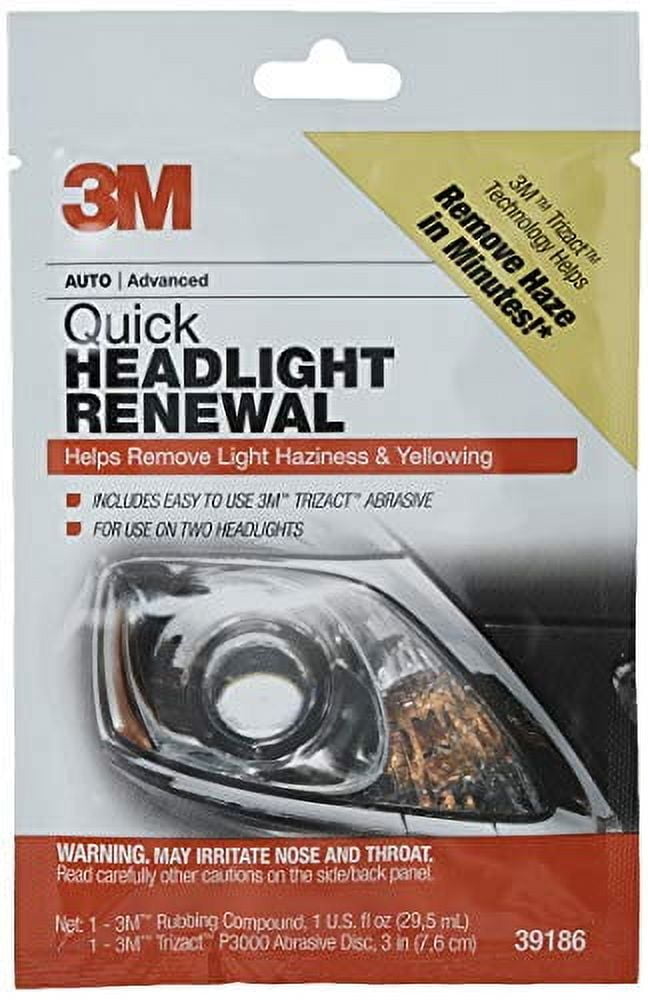 3M Quick Headlight Renewal Plus, 39186 - Walmart.com