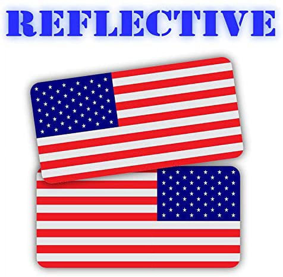 3M REFLECTIVE Stealthy Flag Hard Hat Stickers | Black Ops Decals ...