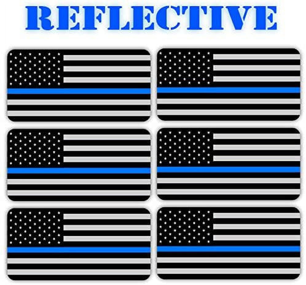 3M REFLECTIVE Stealthy Flag Hard Hat Stickers | Black Ops Decals ...