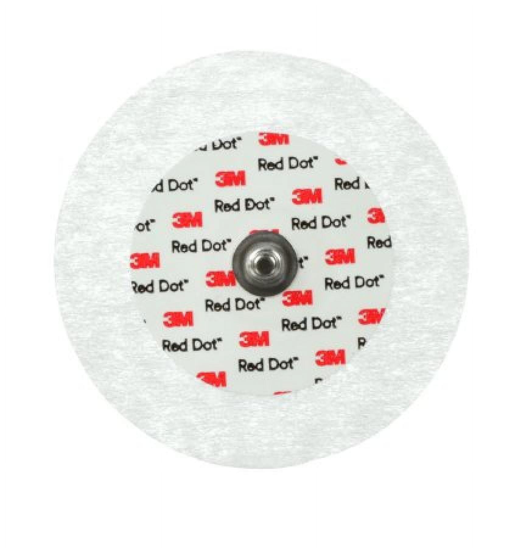 3M Red Dot EKG Snap Electrode with Conductive Gel, 2-3/10 Inch Round ...