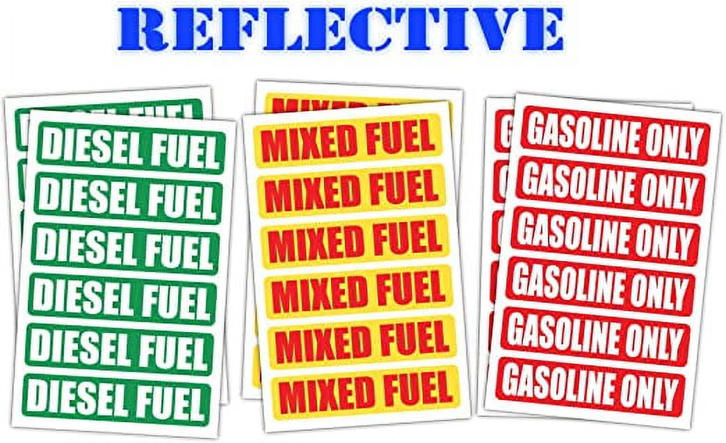 3M Reflective Diesel | Mixed Fuel | Gasoline ONLY Automotive Fuel ...
