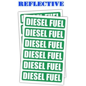 Diesel Fuel Only Stickers
