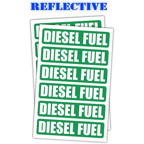Diesel Fuel Only Stickers and Decals for Trucks and Equipment