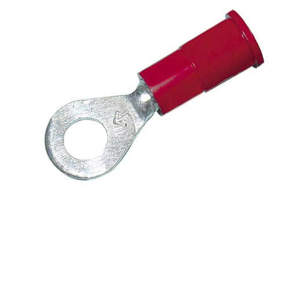 3M Ring Terminal Vinyl Insulated #10 RED 22-18 Gauge - 50PK - Walmart.com