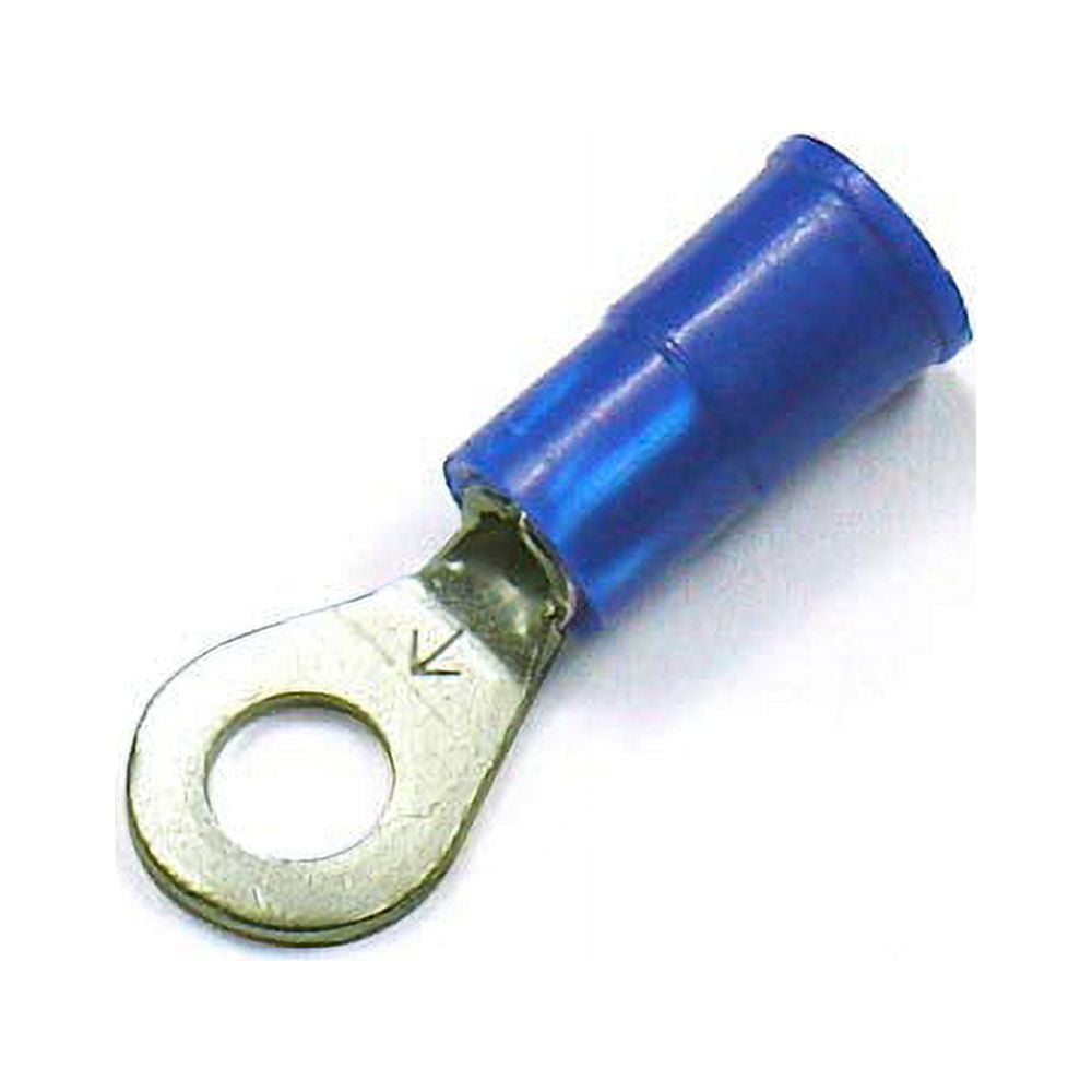 3M Ring Terminal Vinyl Insulated #8 Blue 16-14 Gauge - 100PK - Walmart.com