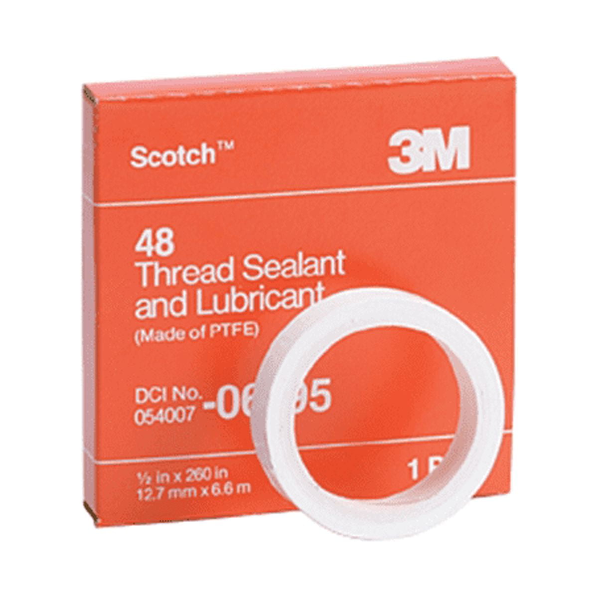 3M SEALANT TAPE-SCOTCH PIPE THREAD 1/4"X 260" 12/CASE - Walmart.com