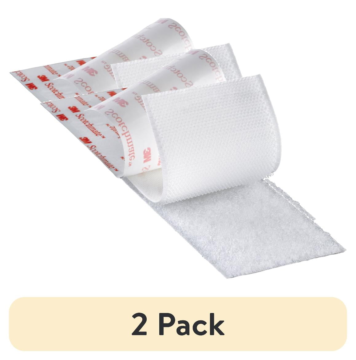(2 pack) 3M™ SJ3571 Scotchmate Fastener, Loop, 1" x 150', White, 3/Case ...