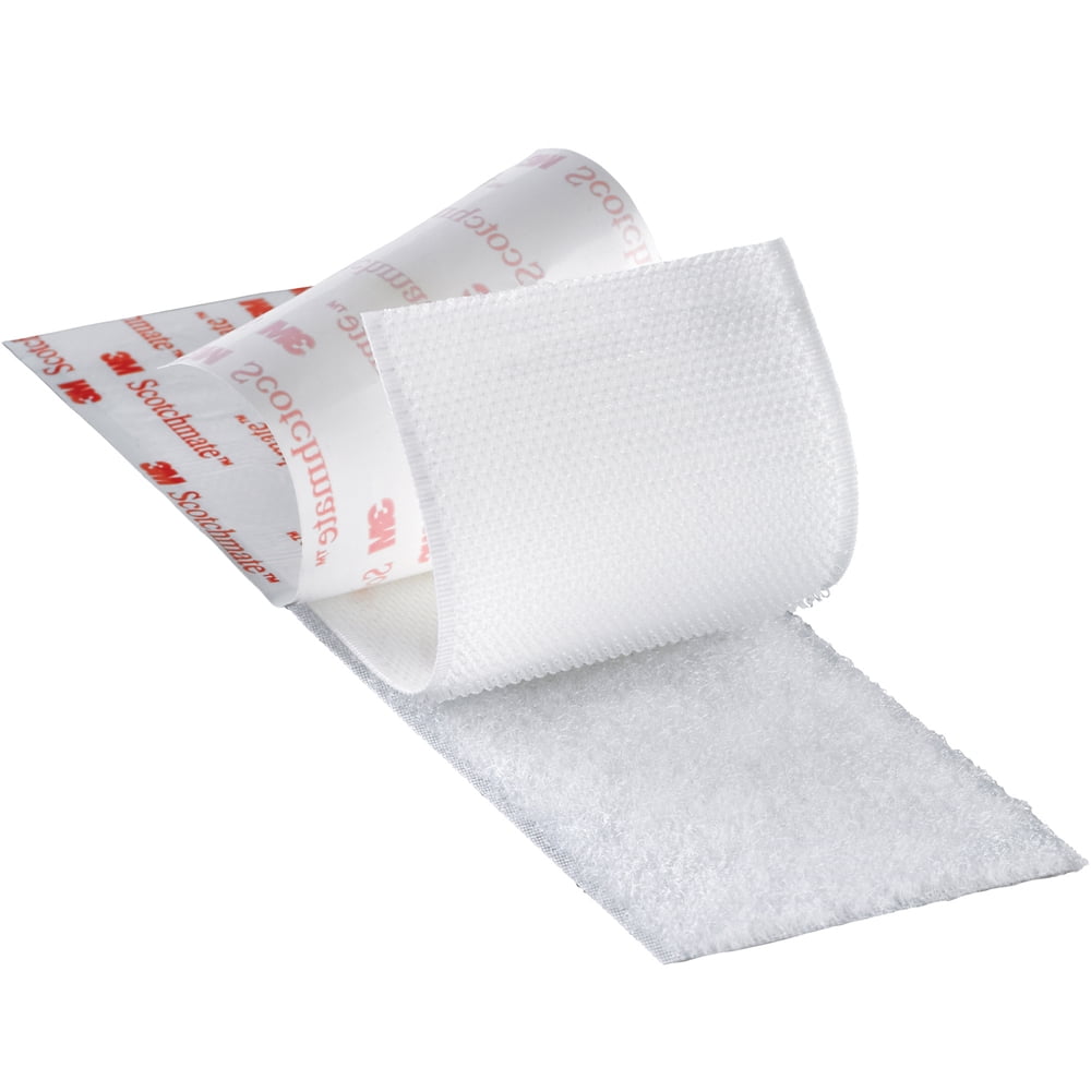 3M SJ3572 Scotchmate Fastener, Hook, 1" x 150', White, 3/Case (DK3M157 ...