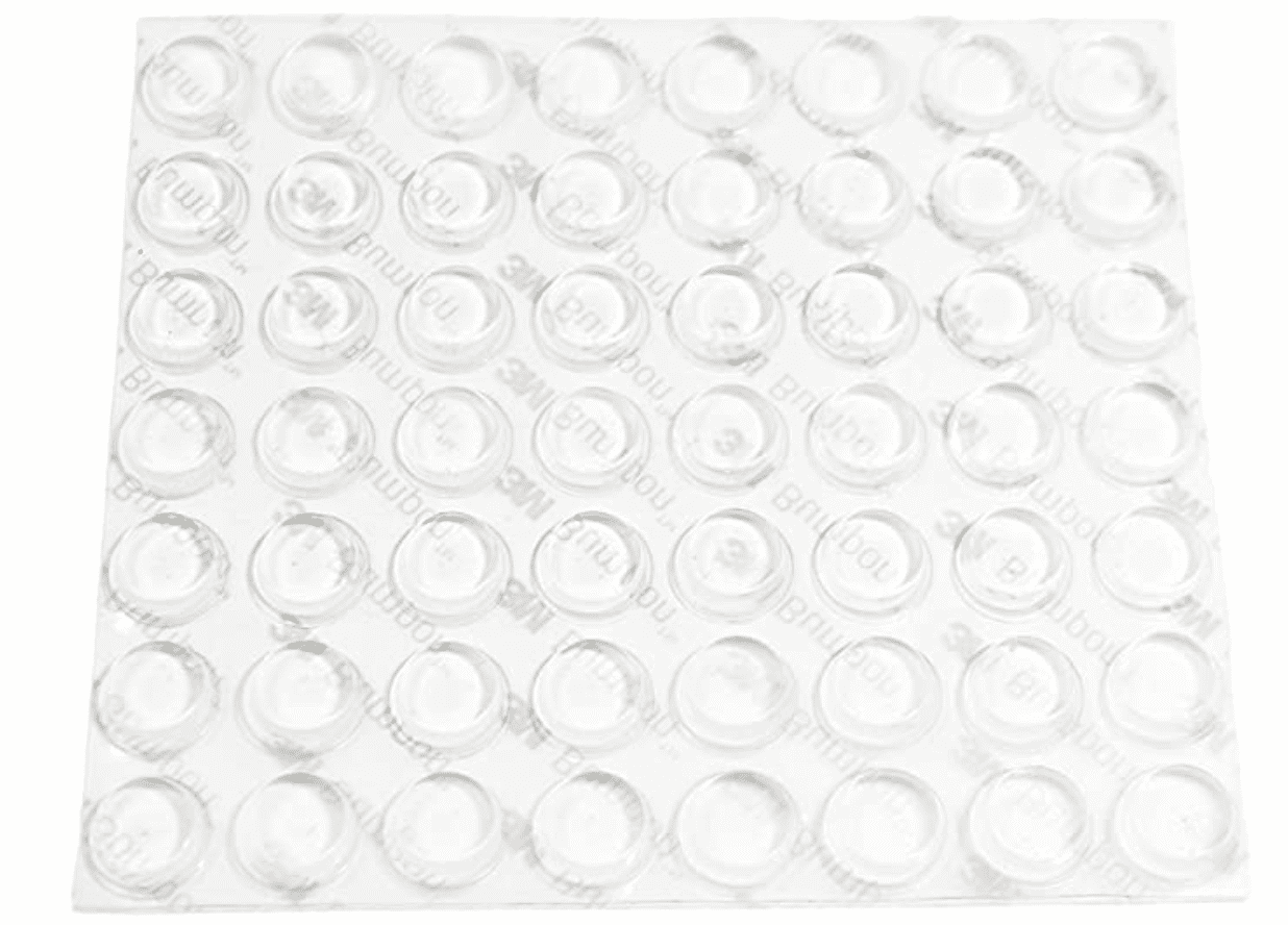 3M SJ5312 Clear Bumpon Blister Pack (56 Bumpons) - Walmart.com