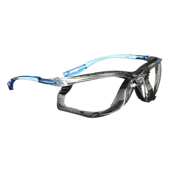 3M Safety Glasses, Virtua CCS, ANSI Z87, Anti-Fog, Clear Lens, Blue ...