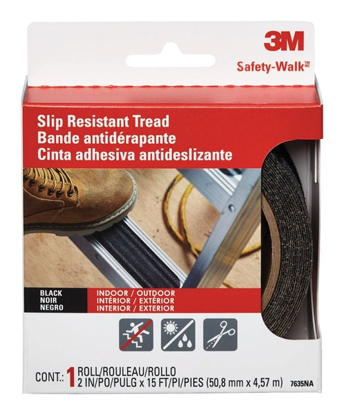 3M Safety-Walk Black Step and Ladder Tread Tape 2 in. W x 15 ft. L 1 pk ...