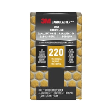 3M Scuff Sanding Sponge, 03195, 3-2/3 inch x 9 inch - Walmart.com