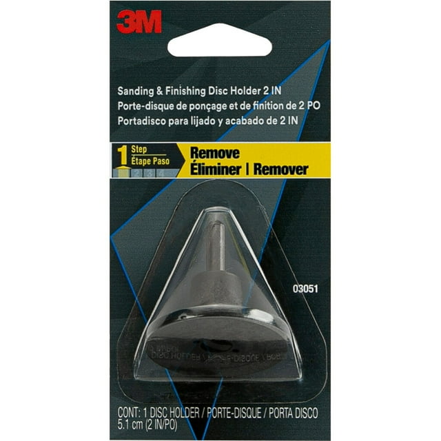 3M Sanding and Finishing Disc Holder, 2 inch - Walmart.com