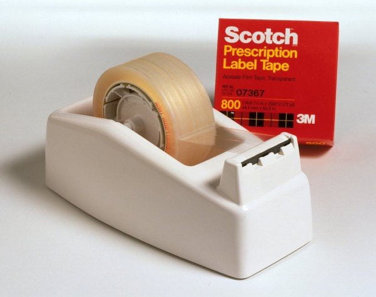 3M Scotch 800 Clear Label Protection Tape, 1 3/4" Abrasion-Resistant ...
