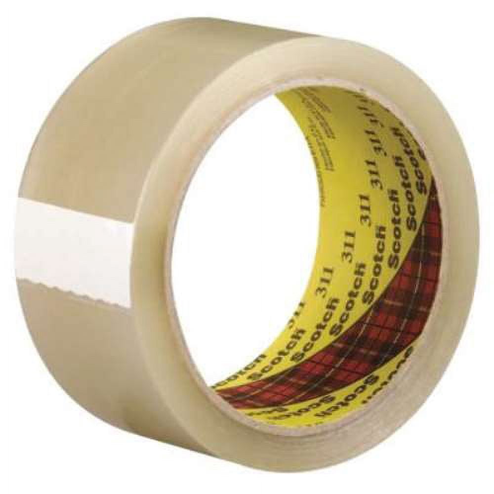 3M Scotch® Box Sealing Tapes 311, 48 mm x 100 m, Clear - 1 RL (405 ...