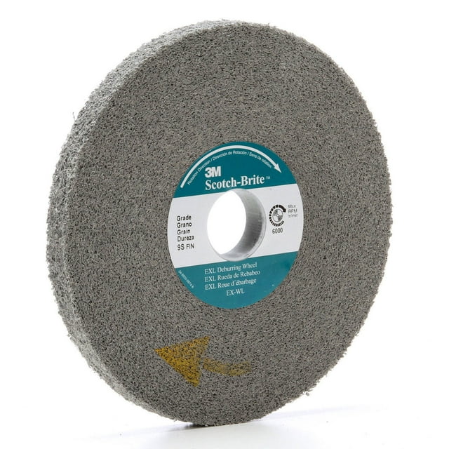 3M Scotch-Brite™ EXL Deburr Wheel, 9-SF, 6 x 1/2 x 1, Fine, EA (405 ...