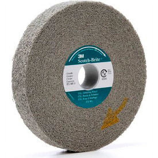3M Scotch-Brite EXL Deburring Wheel 6"" x 1"" x 1"" Silicon Carbide 8S ...
