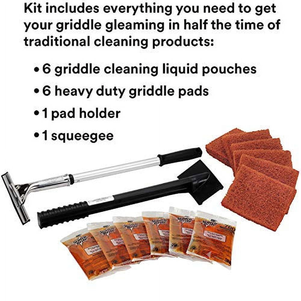 3M Scotch-Brite Griddle Cleaning, Quick Clean System, Heavy Duty ...