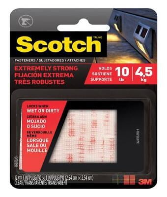 3M Scotch Medium Foam Hook and Loop Fastener 1 in. L 12 pk - Walmart.com